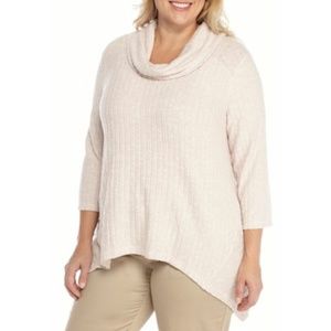 Ruby Rd. | Tops | Ruby Rd Pink Knit Cowl Neck Top Plus Size X 2x 3x ...